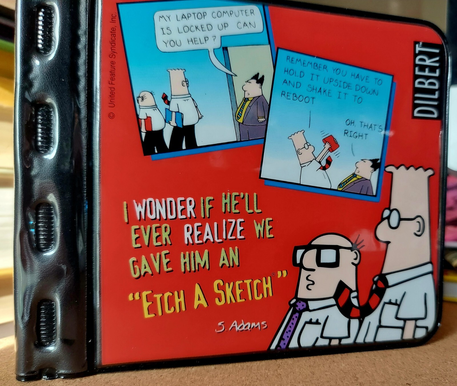 DILBERT cd dvd blu holder case 20 disc capacity RARE | eBay