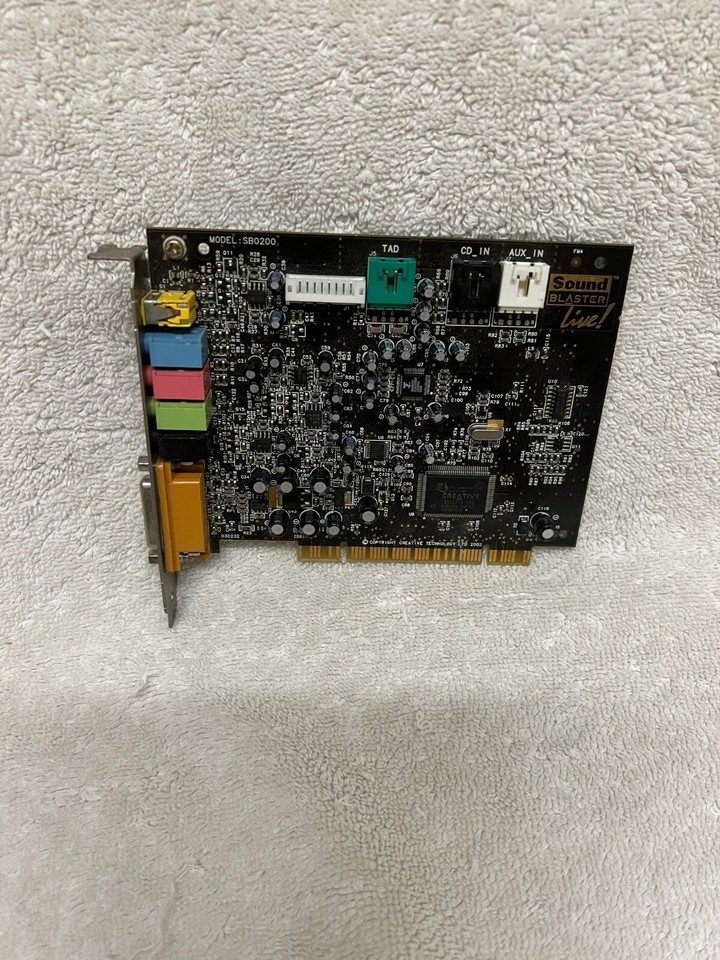 Creative Labs Sound Blaster Live PCI Sound Card Dolby SB0200 Dell OEM ...