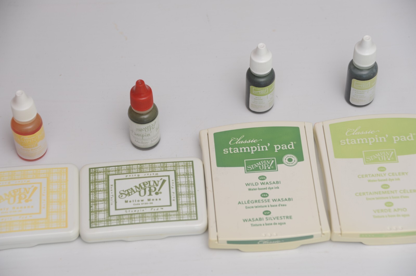 Lot of 6 STAMPIN UP STAMP PADS + reinkers - Gently Used | eBay