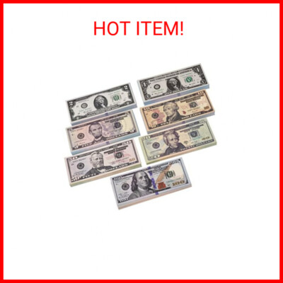 Ficheny Props Money 100 pcs for Music Videos,Kids Learning Toys and ...