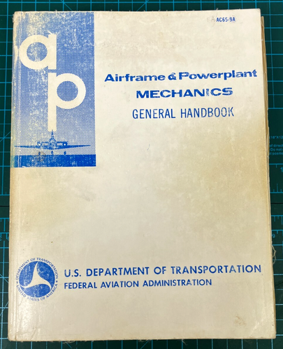 Airframe & Powerplant Mechanics General Handbook AC65-9A | eBay