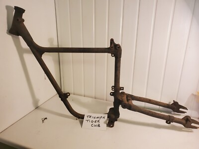 TRIUMPH TIGER CUB FRAME & SWINGING ARM | eBay UK
