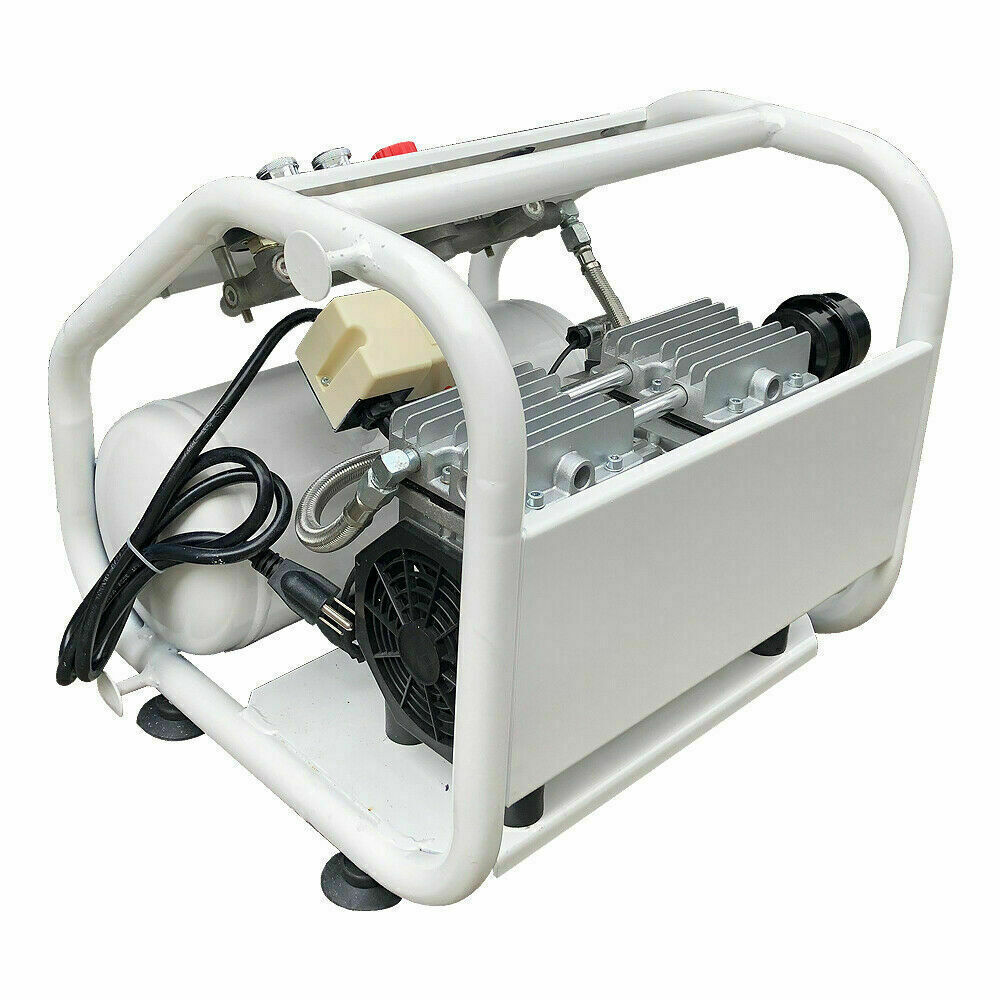 2 Gallon Portable 110V Electric Air Compressor 116 PSI 1 HP Oil Free ...