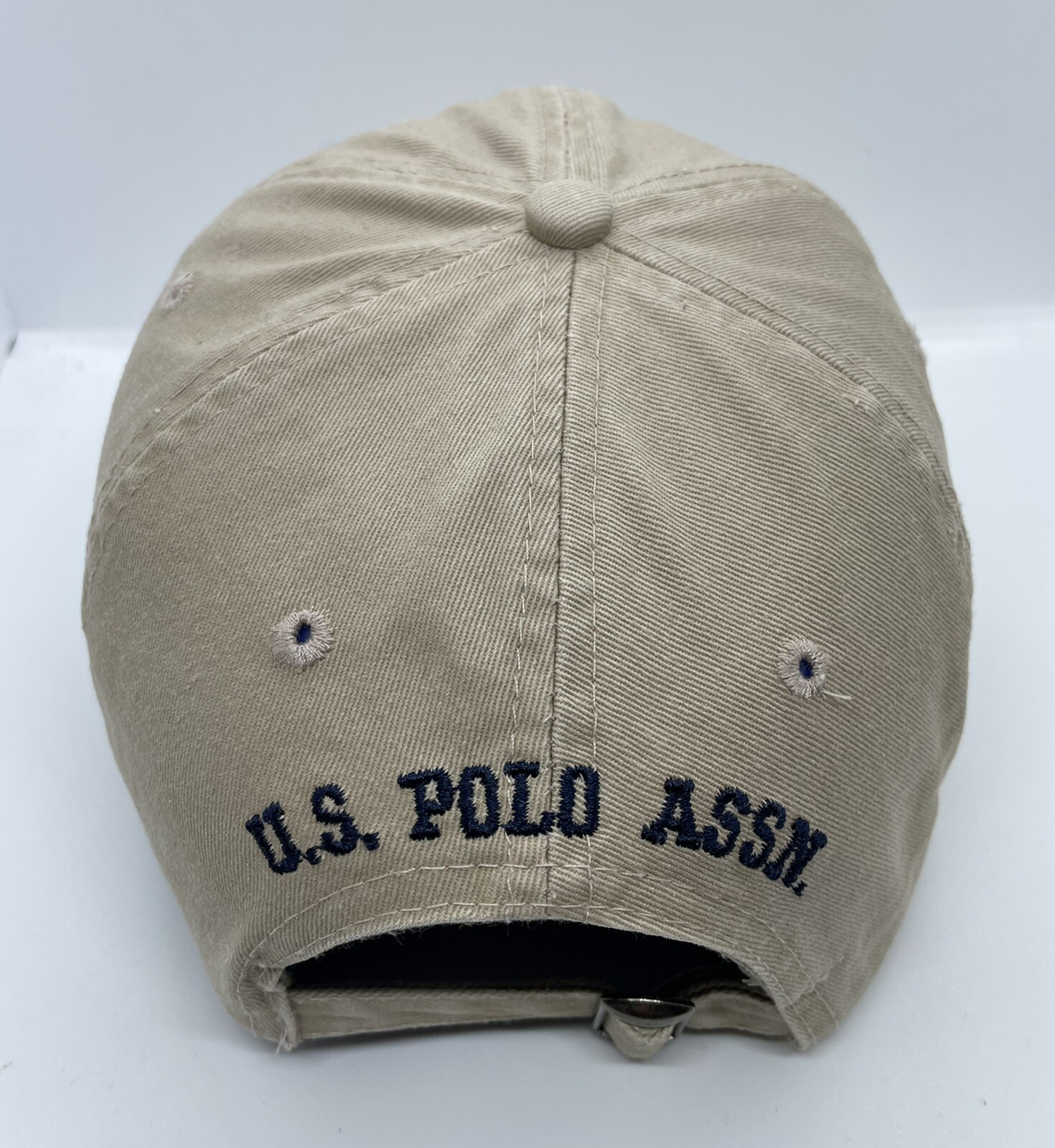 US Polo Association Cap Hat Adult Adjustable Beige 100% Cotton | eBay