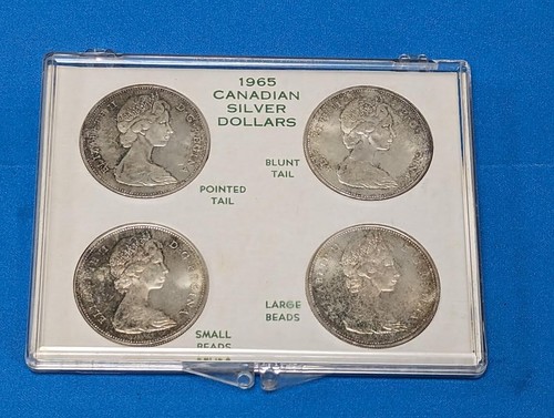 1965 Set of 4 Coins - Canadian Silver Dollars | eBay