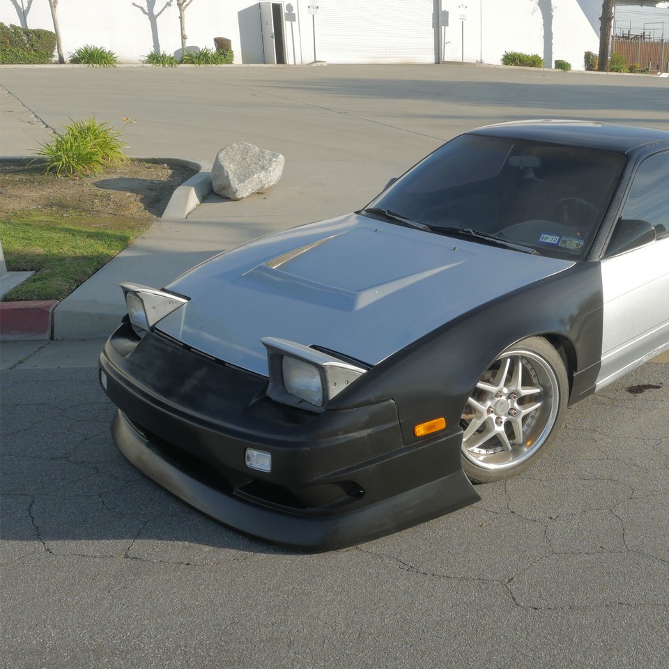 KBD Body Kits Polyurethane 50mm Wide Front Fenders For 240SX S13 (Pop ...