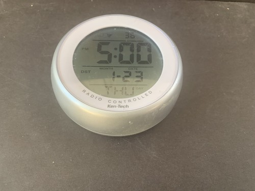 Ken-Tech Sonnet Water Resistant Atomic Clock | eBay