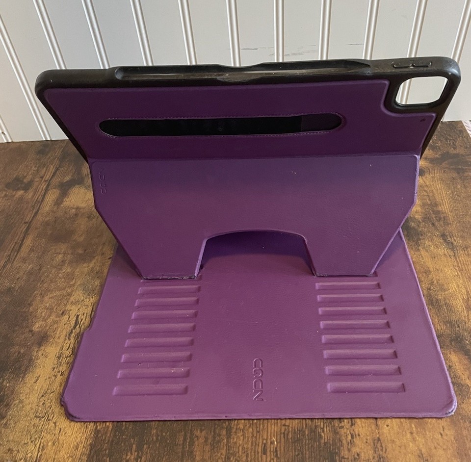 Zugu iPad Case Auto Wake/Sleep, Multiple ViewingAngles Purple Pro 12.9 ...