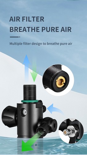 Scuba Diving Kit Full Face Snorkel Mask 4L Air Oxygen Tank Underwater ...