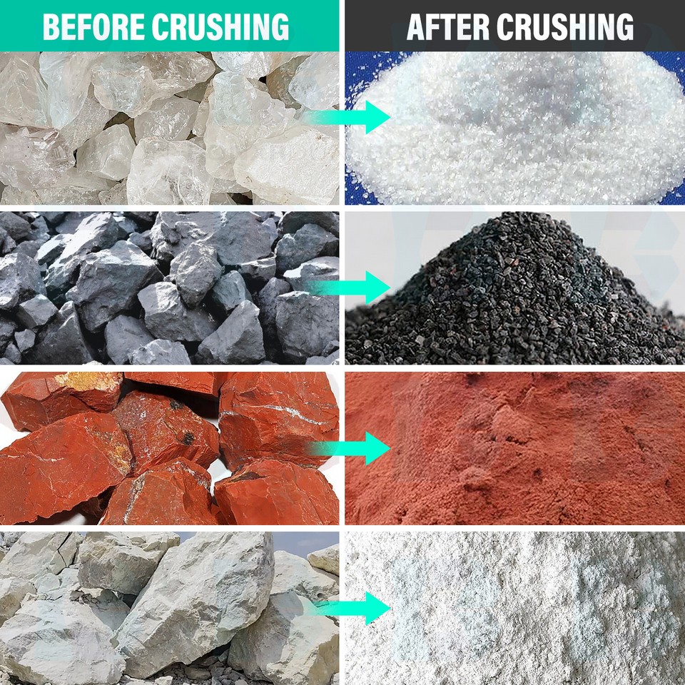 380V Lab Double Roller Crusher 1.5KW Electric Crusher, Industrial Coal ...