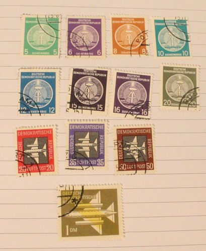 Eastern Germany DDR Postage Stamp Lot Hammer Compass | eBay