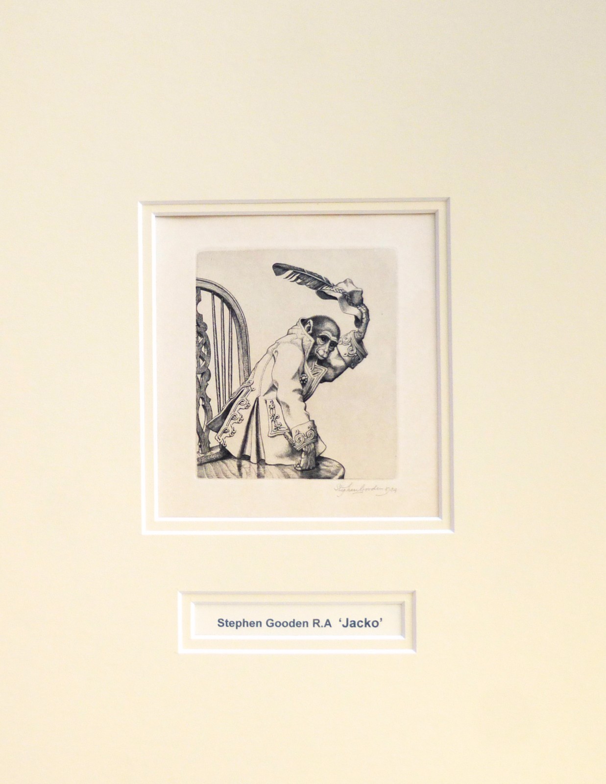 STEPHEN GOODEN 'JACKO' 1944 SIGNED WOOD ENGRAVING | eBay