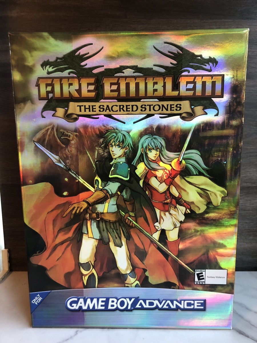 Fire Emblem The Sacred Stones Game Boy Advance Box Art Nintendo