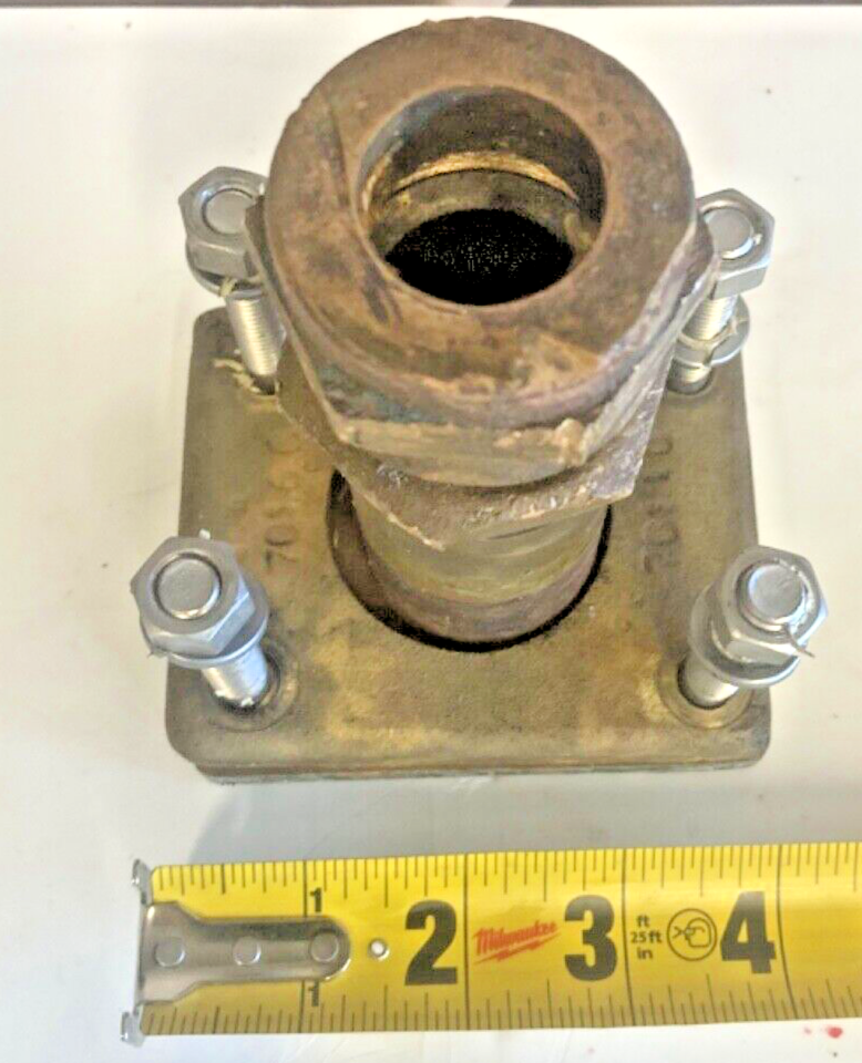 Rudder Port 1" 4"x3" Base Correct Craft Ski Tique Mustang 1975 Nautique ...