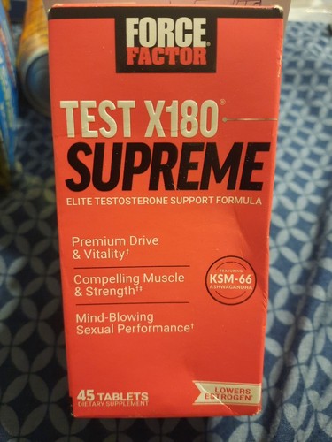 Force Factor Alpha King Supreme TEST X180 DietarySupplement - 45 ...