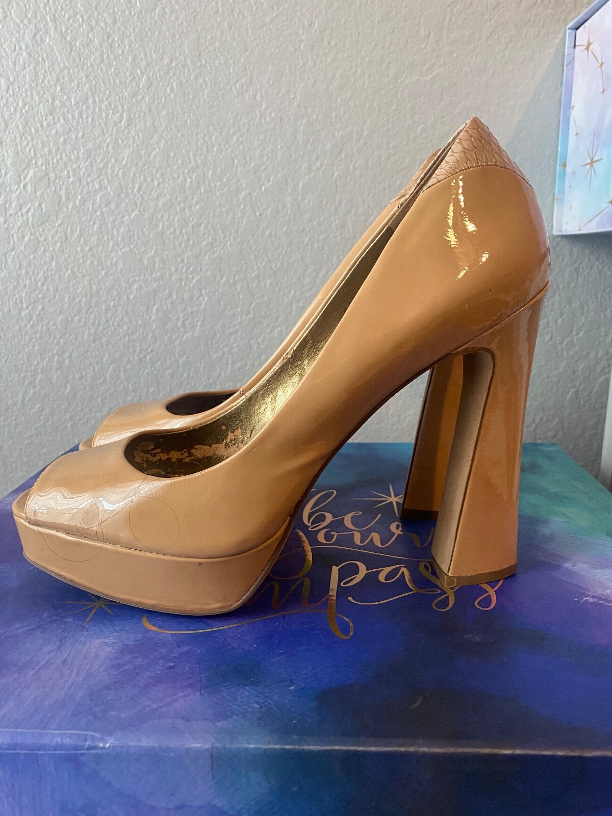 SAM EDELMAN TACOMA PLATFORM 5 IN BLOCK HEEL OPEN TOE … - Gem
