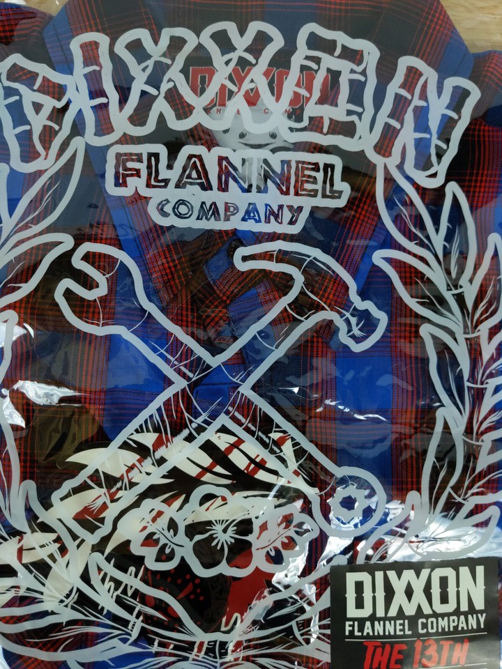 Dixxon Flannel 13th Friday Jason Horror Blue Red Plaid Short Sleeve ...