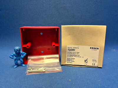 Esser by Honeywell 704980 Surface Mount Base for small MCP - Red | eBay