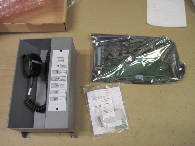 Edwards Signaling 235286 Paging System Fire Alarm Security Subassembly ...