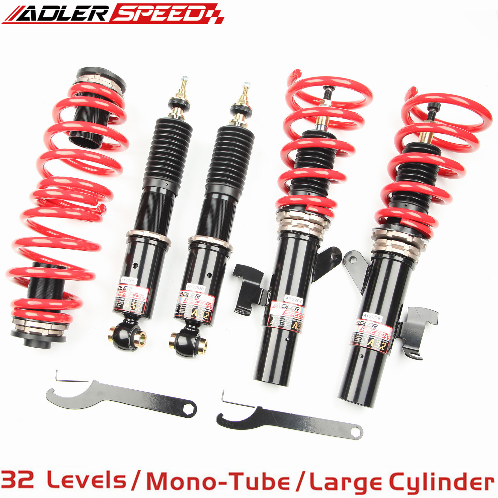 for Volvo V70 II 08-16 Coilovers 32 Way Adj. Height Lowering Kit by ...