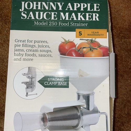 Johnny Apple Sauce Maker Model 250 – Food Strainer for Purees, Juices ...