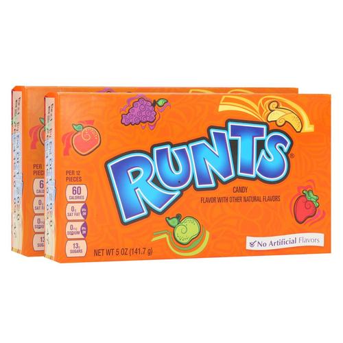 Runts Theatre Box 141.7g x 2 Halloween Trick or Treats Favours American ...
