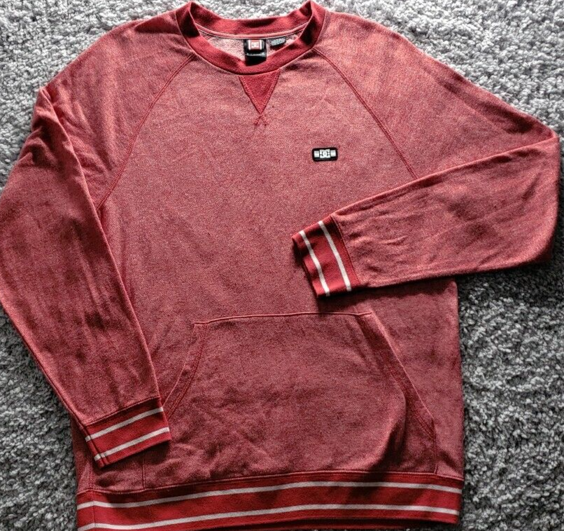 DC Sweatshirt Mens L Red Rob Dyrdek Pullover Lightweight Vintage Y2K ...