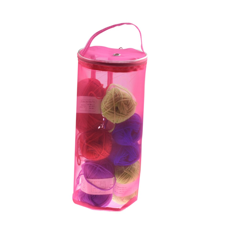 Wool Storage Bag Portable Yarn Holder for Knitting Carrying Organizer ...