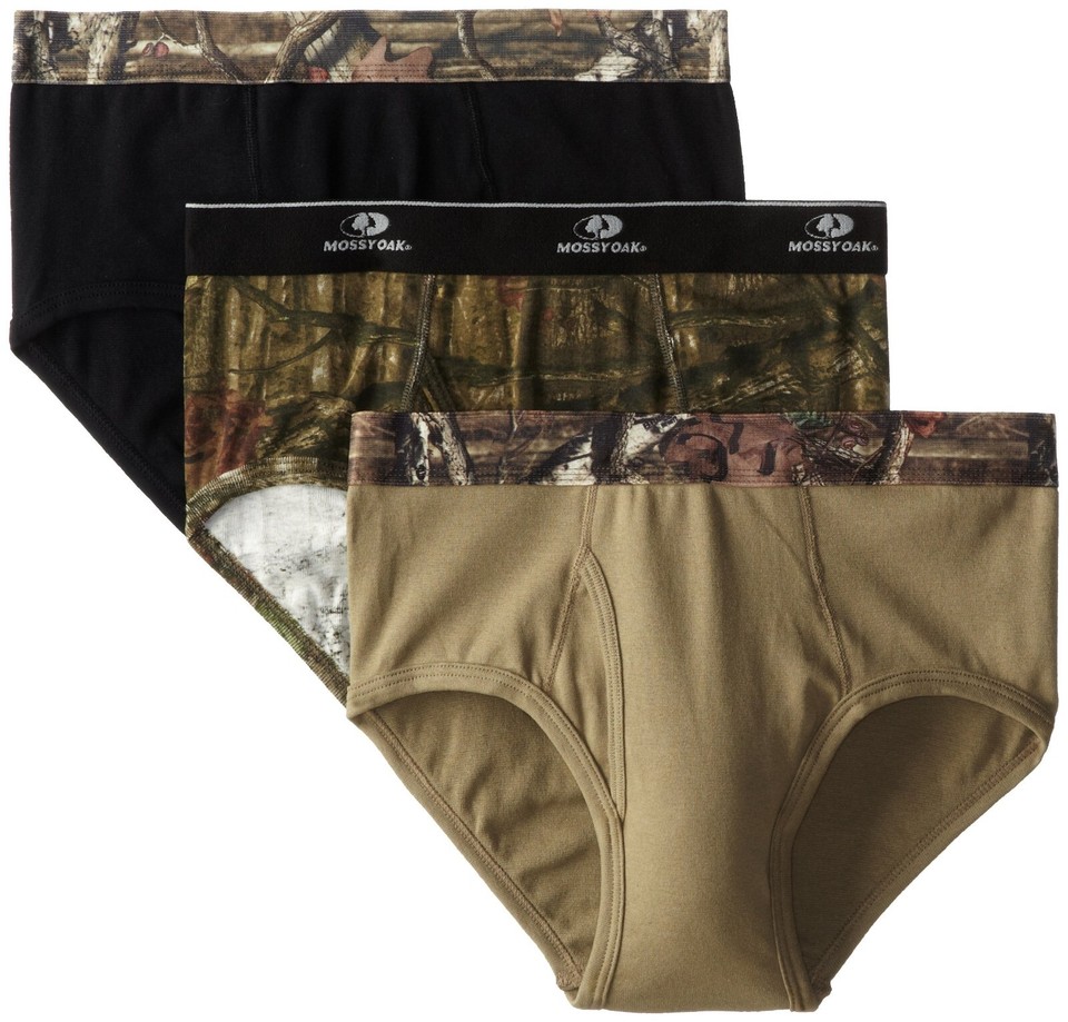 Mossy Oak Men's Briefs (3-Pack) Camo Underwear | eBay