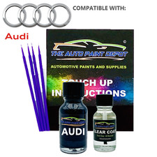 Genuine VW AUDI Seat SKODA Touch up Paint Pen Stick Kit Aviator Blue ...