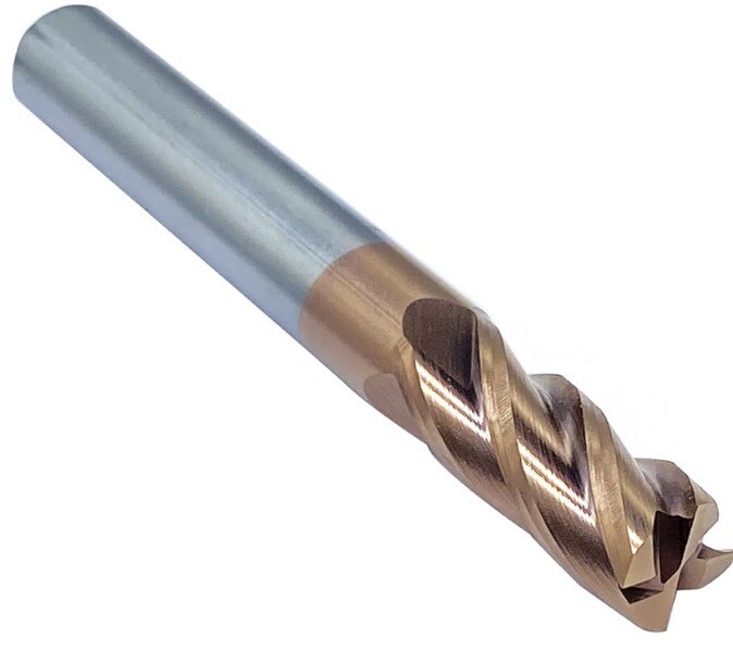 5pcs 10mm Solid Carbide End Mill 4 Flute HRC55 D10x 75 -4F TiSiN Coat ...