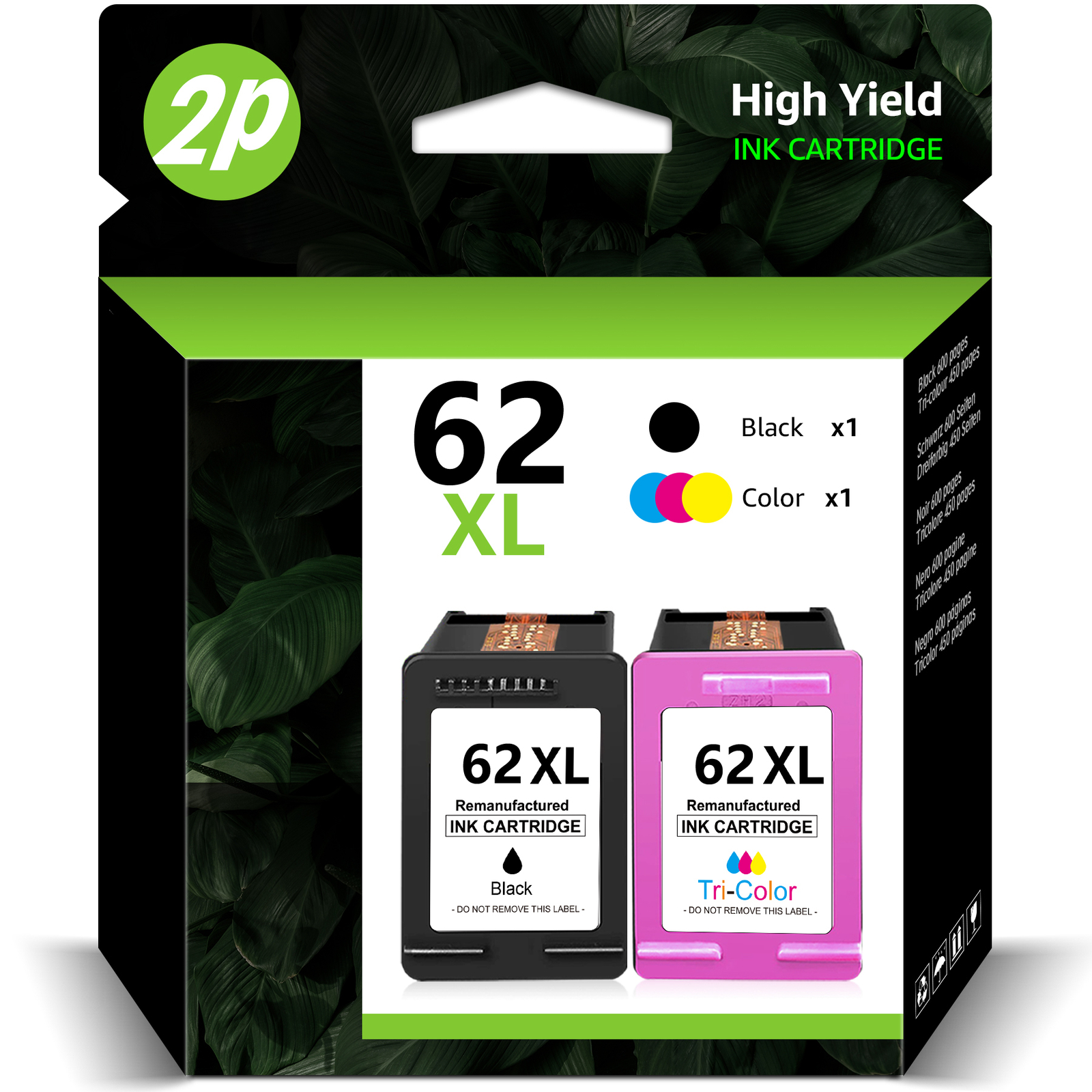 62 XL XXL Ink Cartridges For HP Ink 62XL Envy 7640 5540 5640 5660 5740 ...