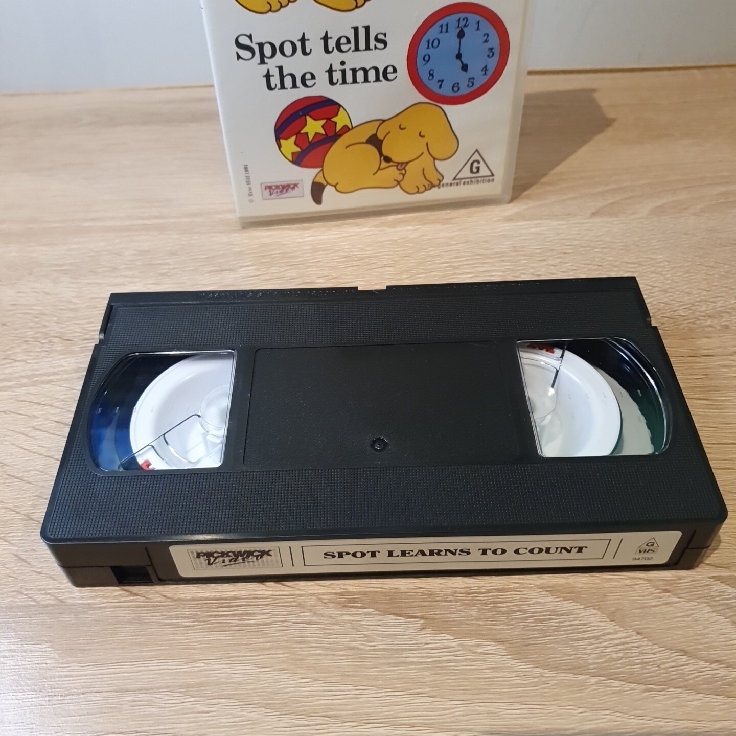 Spot Learns To Count / Spot Tells The Time VHS Video 1991 Eric Hill ...