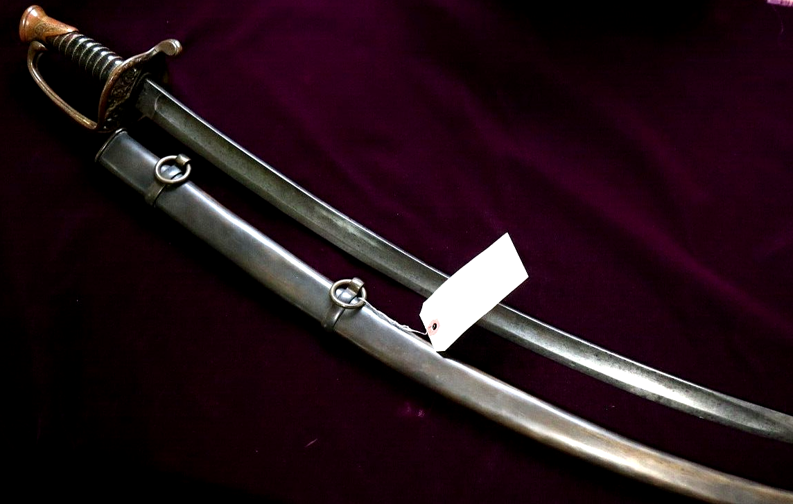 CIVIL WAR CONFEDERATE LEECH & RIGDON MEMPHIS FOOT OFFICER SWORD EX ...