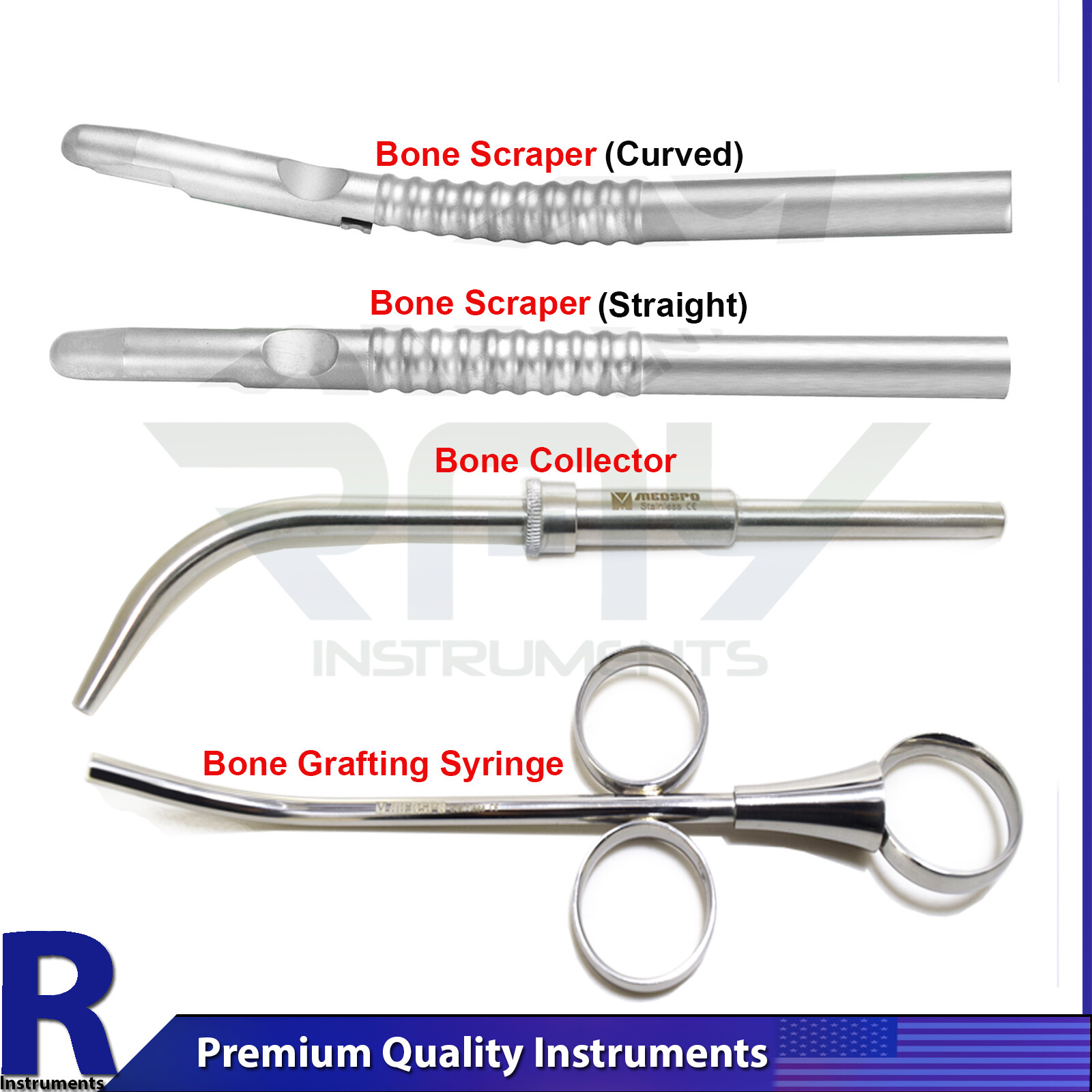 Dental Bone Grafting Syringe Bone Collector Implantology Instruments Scrapers | eBay