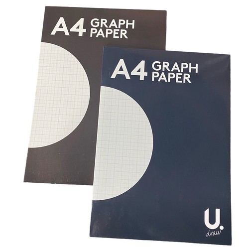 A4 Graph Paper Pad Squared Notepad Grid School Homework Engineering ...