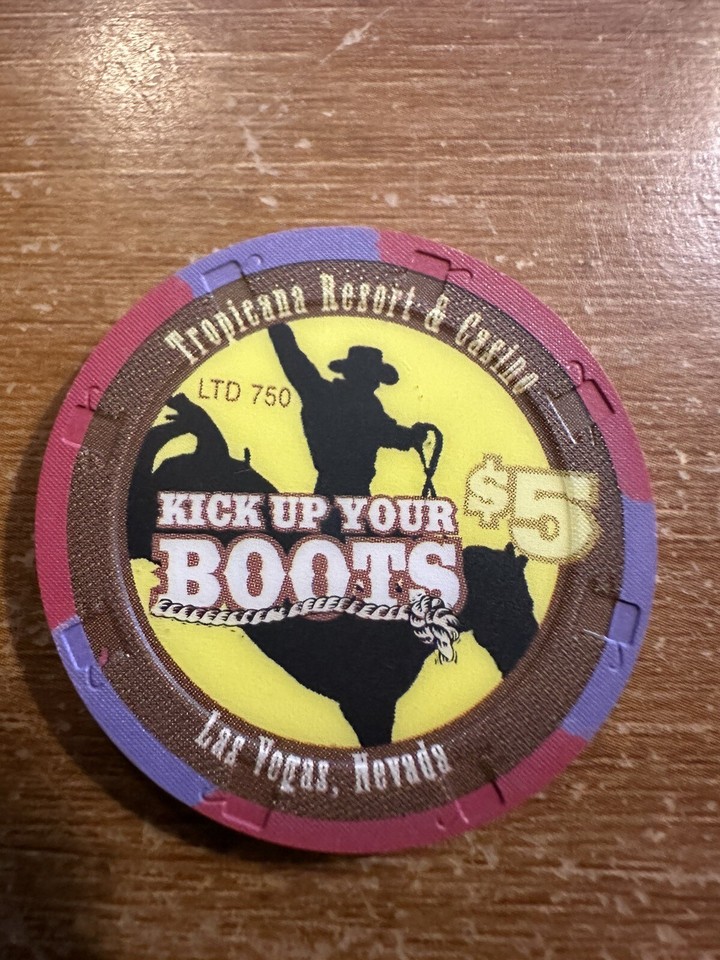 Tropicana Welcome Rodeo Fans 1999 $5 Casino Chip | eBay