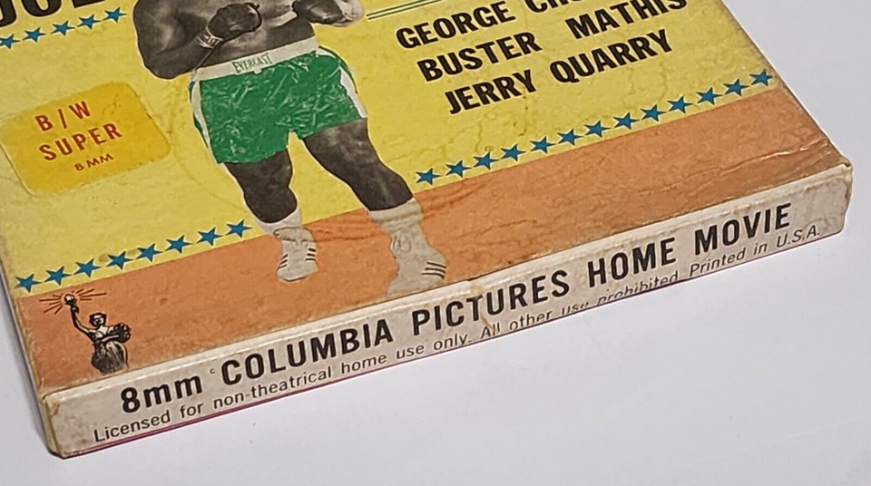 Joe Frazier 3 Great Fights Vintage Columbia 8MM Home Movie Boxing Film ...