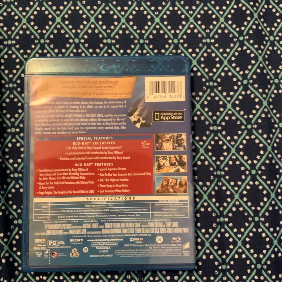 Monty Python and the Holy Grail (Blu-ray) 43396341937| eBay
