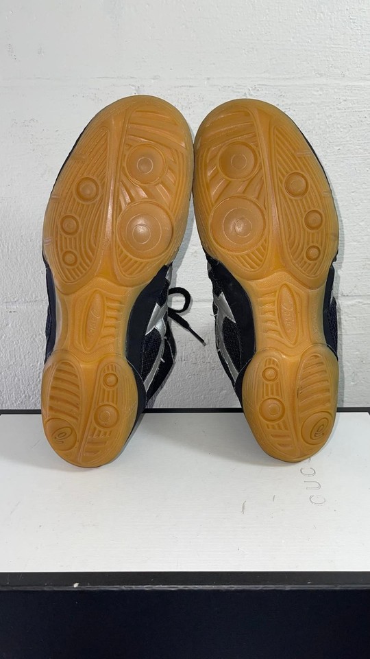 ASICS Matflex J504N High Top Wrestling Shoes Black Silver Gum Sole Men ...