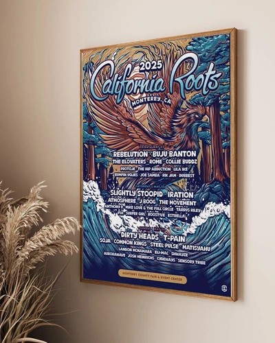 California Roots Festival 2025 Poster-Portrait - Poster | eBay