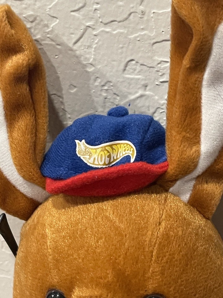 Hot Wheels 2004 Mattel Rare Bunny Rabbit Stuffed Animal Plush Toy Size ...