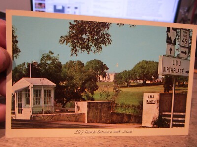 V2 TEXAS Old Postcard President Lyndon Baines Johnson Ranch LBJ Ranch ...