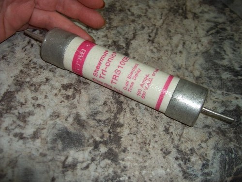 Tri-onic gould shawmut trs100r dual element fuse 100a 600v rk5 tested ...