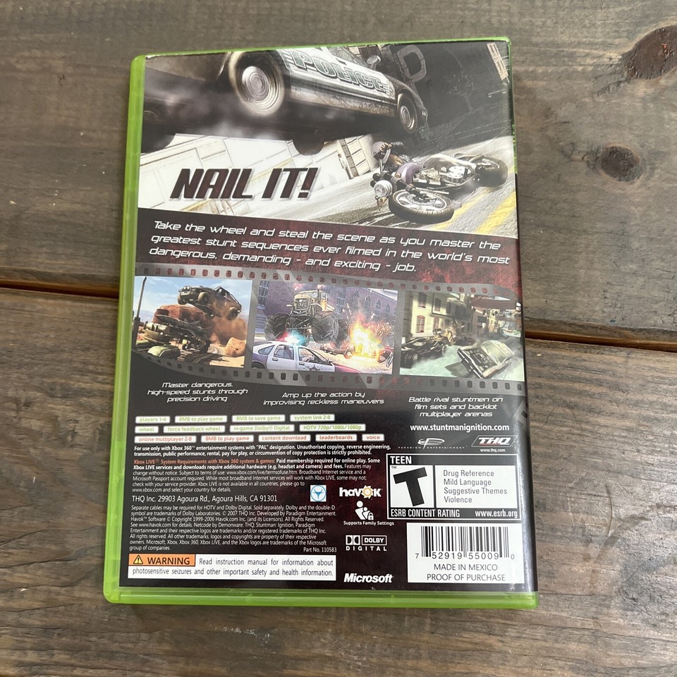 Stuntman: Ignition (Microsoft Xbox 360, 2007) | eBay