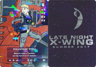 Star Wars Miniatures X-Wing Pilot Promo COUNTESS RYAD FOIL | eBay