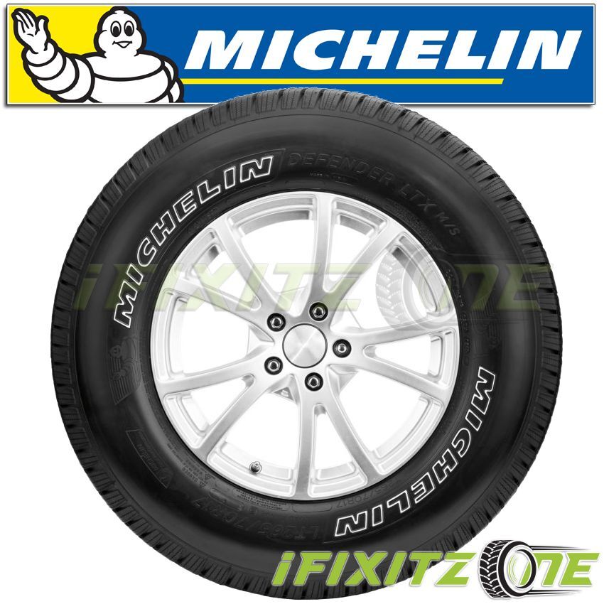 4 Michelin Defender LTX M/S 235/70R16 109T Truck/SUV 70K MILE White ...