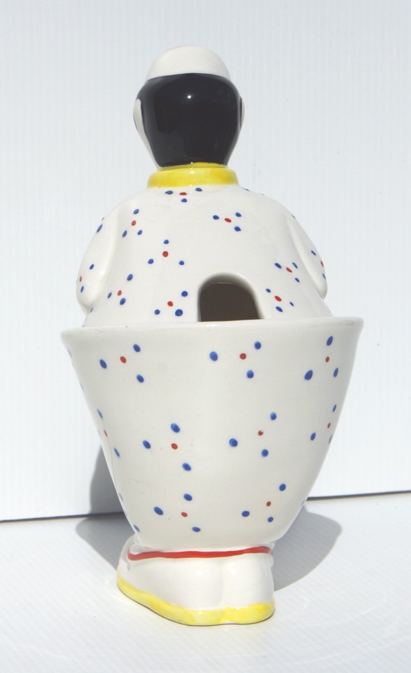 CARLTON WARE - LUSTRE POTTERY - CIRCUS SERIES 1980 - CLOWN PRESERVE POT ...