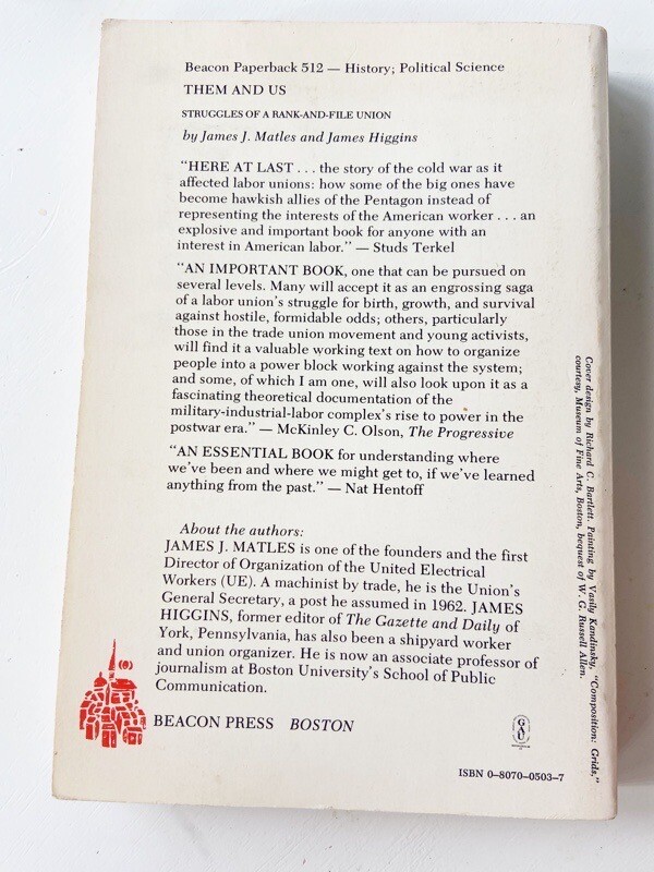 Them and us: Struggles of a rank-and-file union 1975 PB 9780807005033| eBay