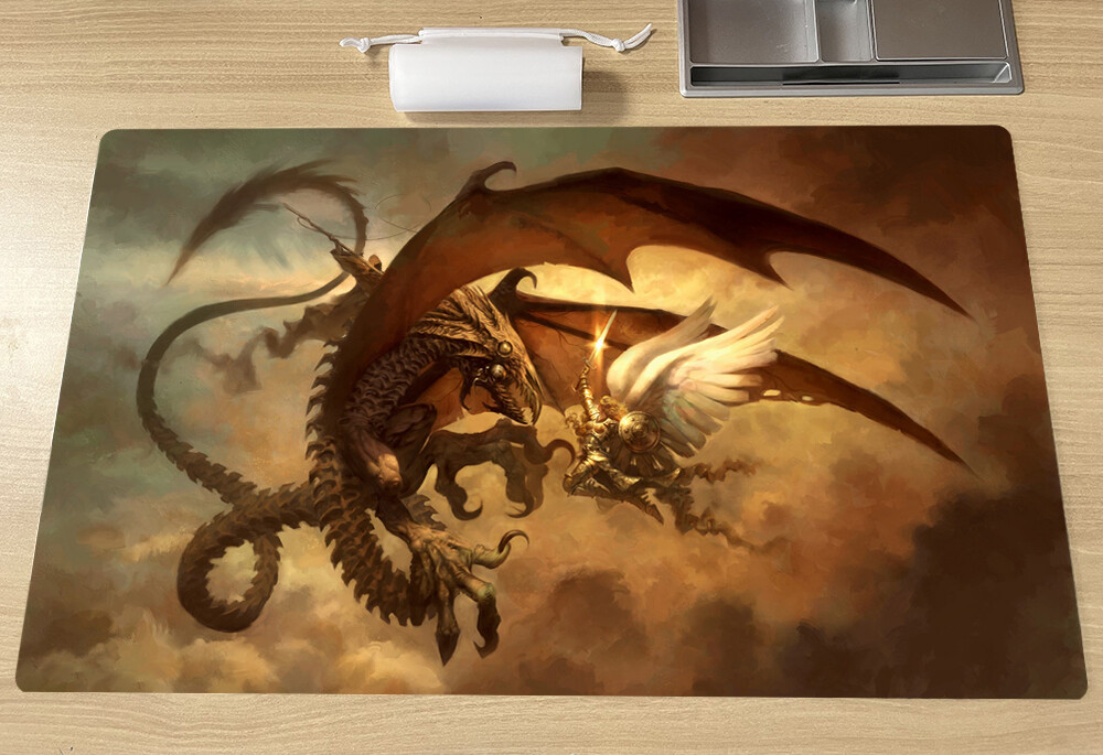 Magic the Gathering MTG Playmat Serra Angel TCG CCG Card Game Play Mat ...